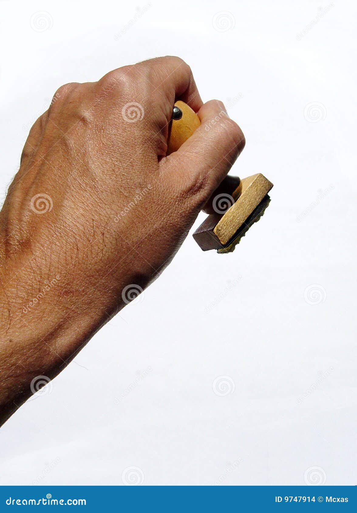 Rubber Stamp In Hand Stock Photography | CartoonDealer.com #9747914