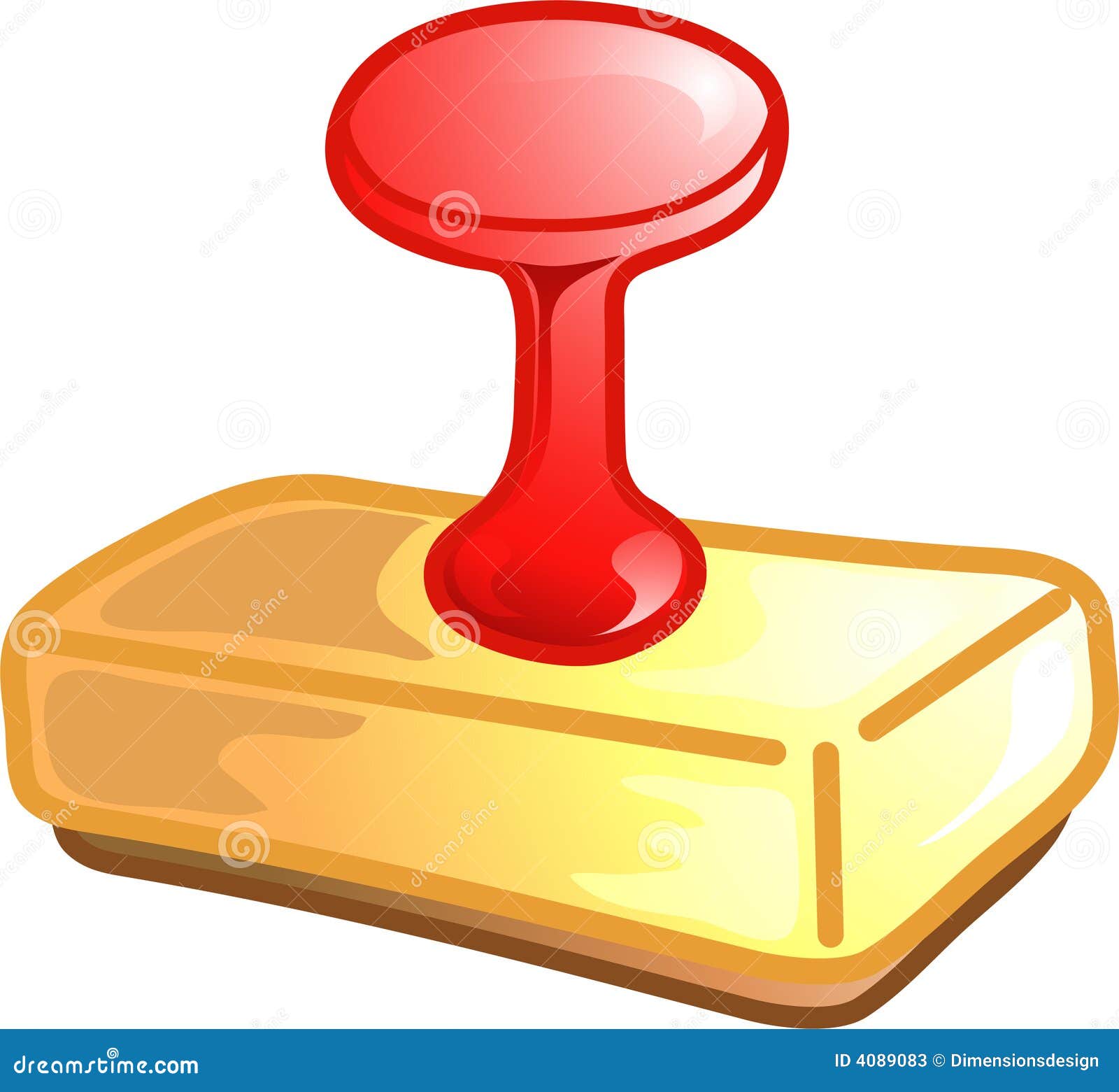 Rubber Stamp Icon or Symbol Stock Vector - Illustration of website ...