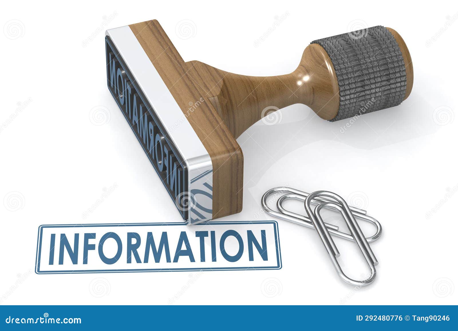 Rubber Stamp with Information Word Stock Illustration - Illustration of ...