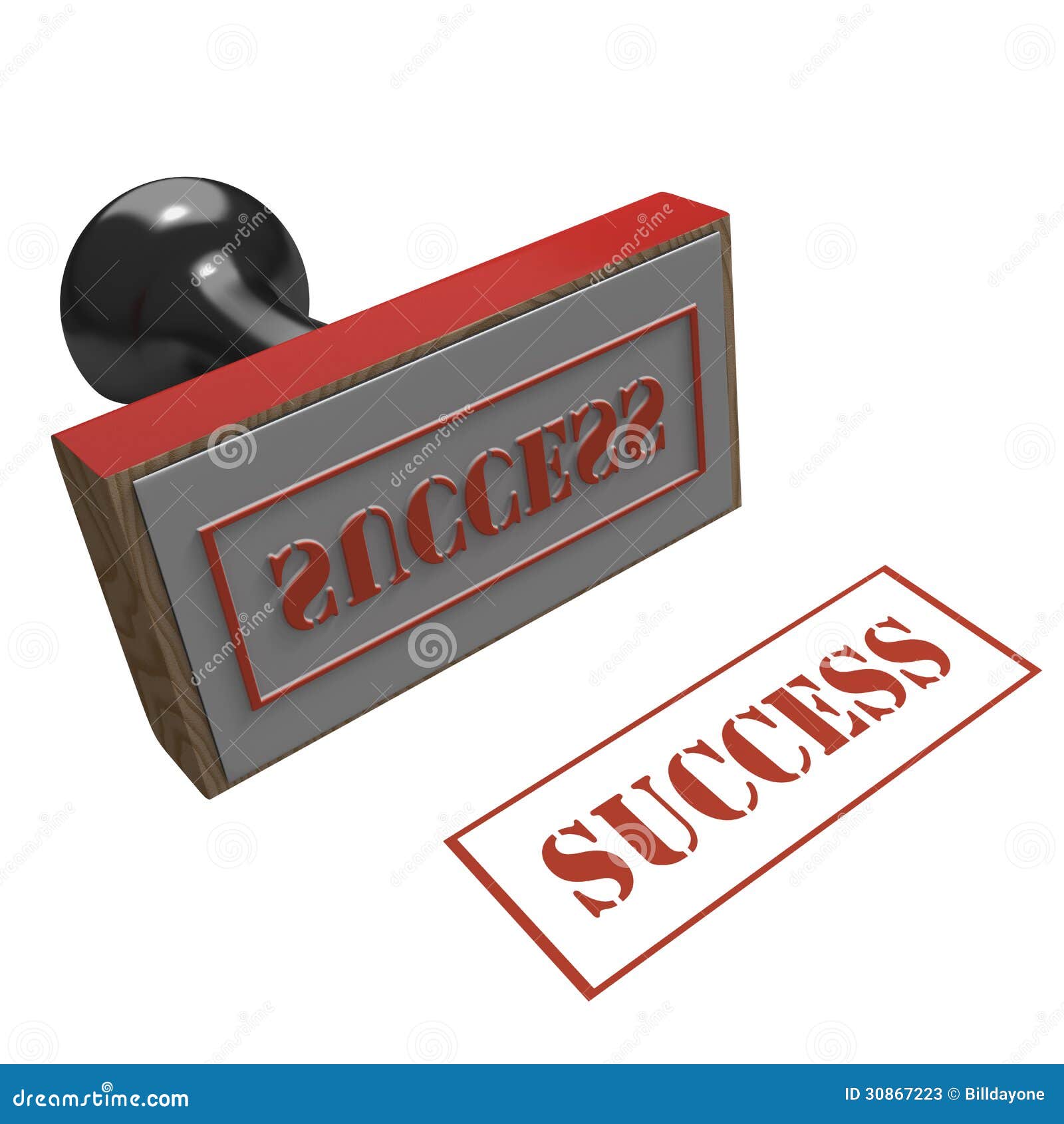 Success Rubber Stamp