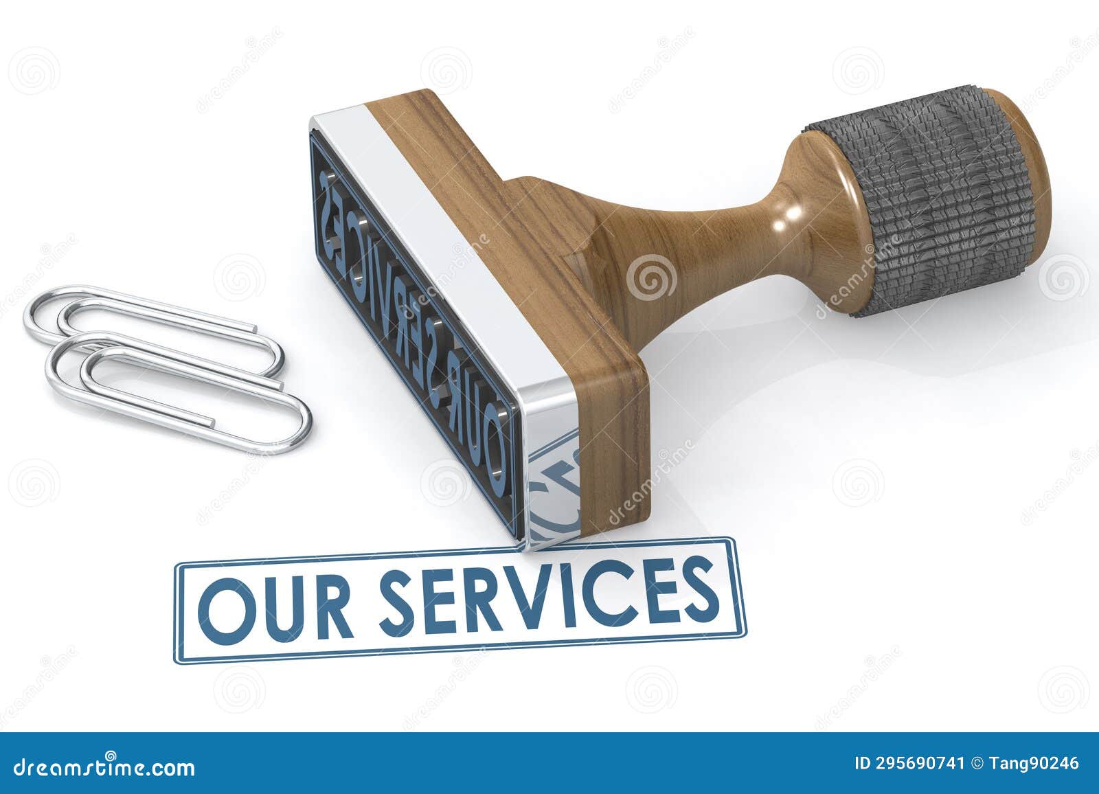 Rubber Stamp with Our Services Word Stock Illustration - Illustration ...