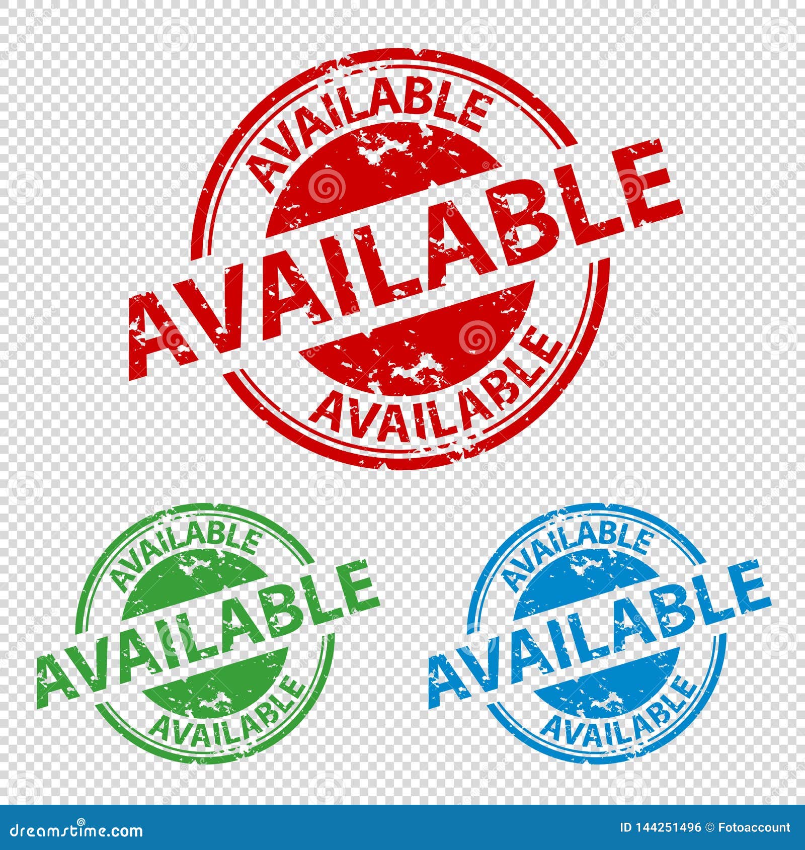 Rubber Stamp Seal Available - Vector Illustration - Isolated on ...