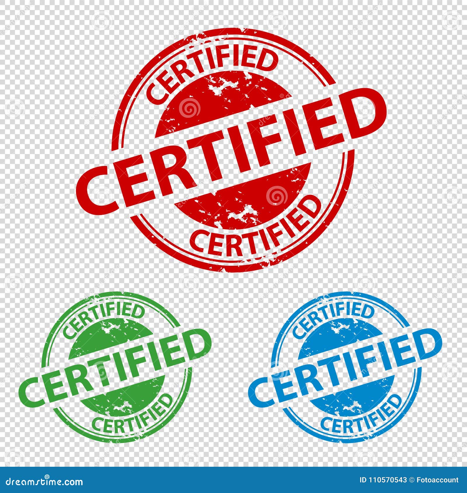 Rubber Stamp Seal Certified - Colorful Vector Illustration ... Rubber Stamp Seal Certified - Colorful Vector Illustration ...