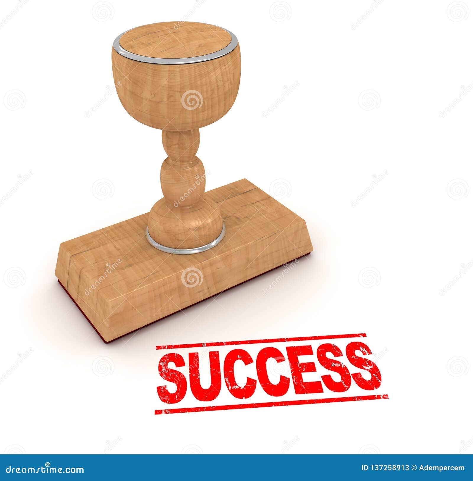 Rubber stamp - success stock illustration. Illustration of print ...