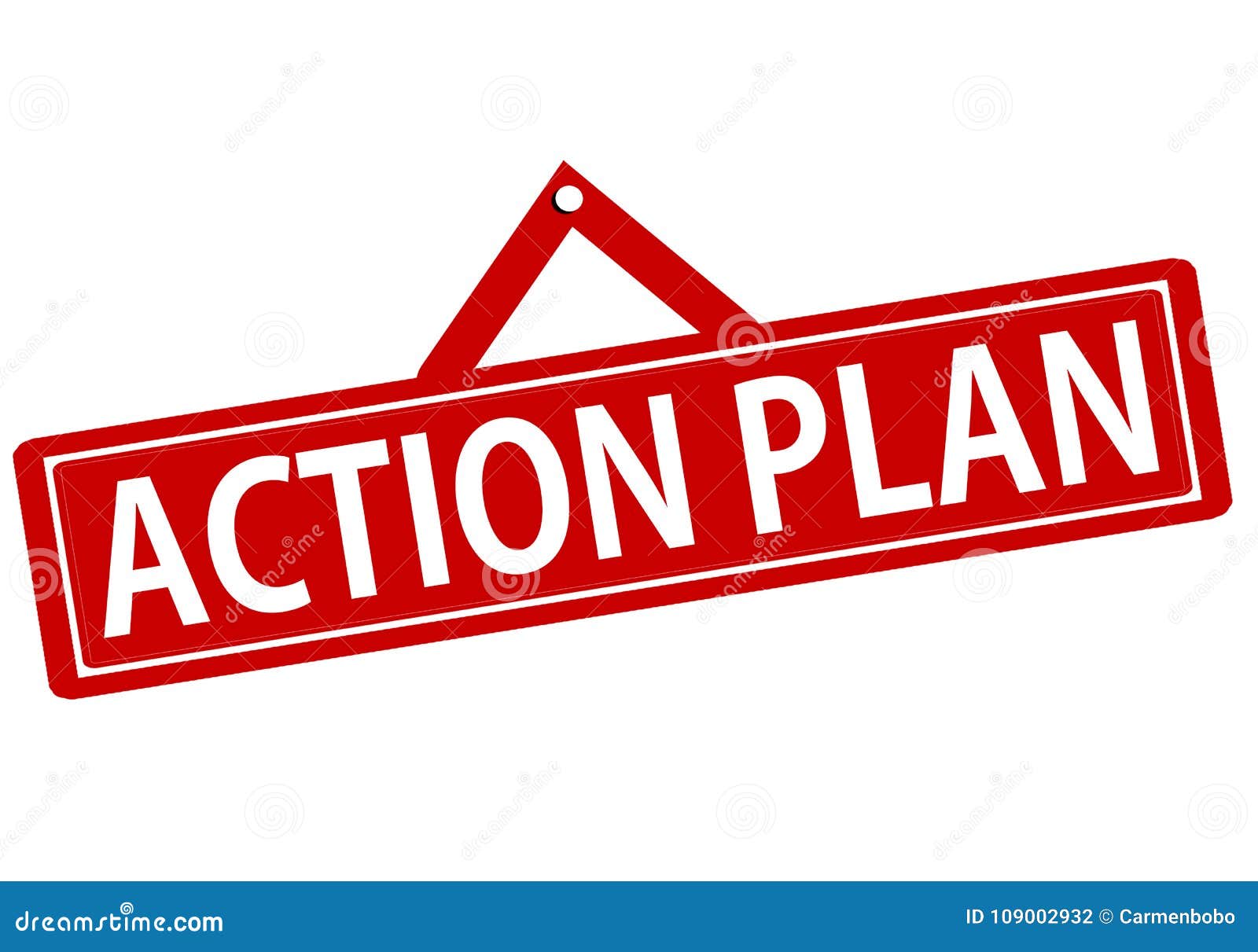 Action plan stock illustration. Illustration of proceeding - 109002932