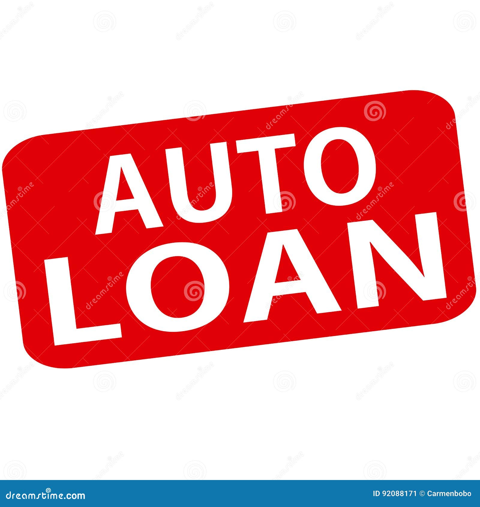 Auto loan stock illustration. Illustration of sign, concept - 92088171