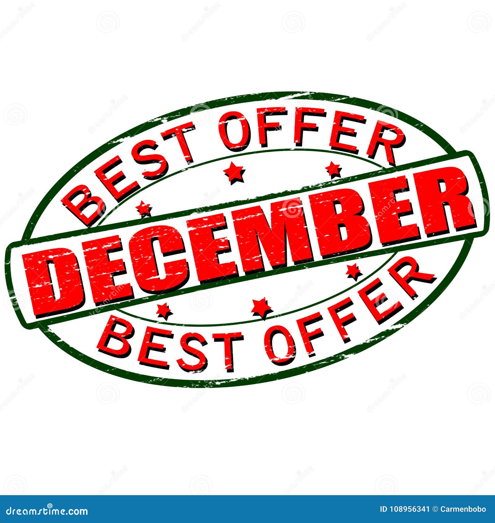 Best offer December stock illustration. Illustration of stars - 108956341