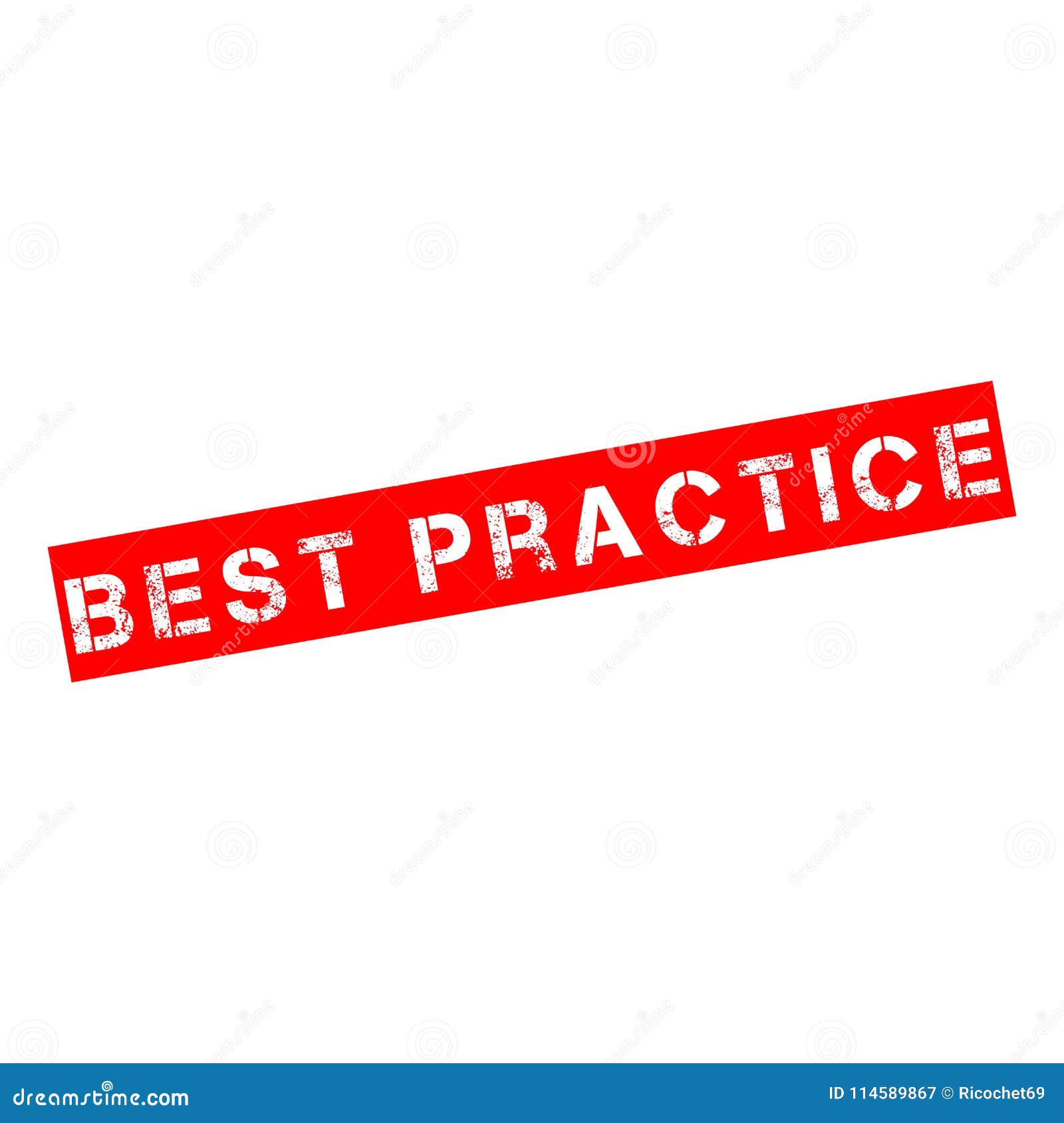 Rubber Stamp with Text Best Practice Stock Illustration - Illustration ...