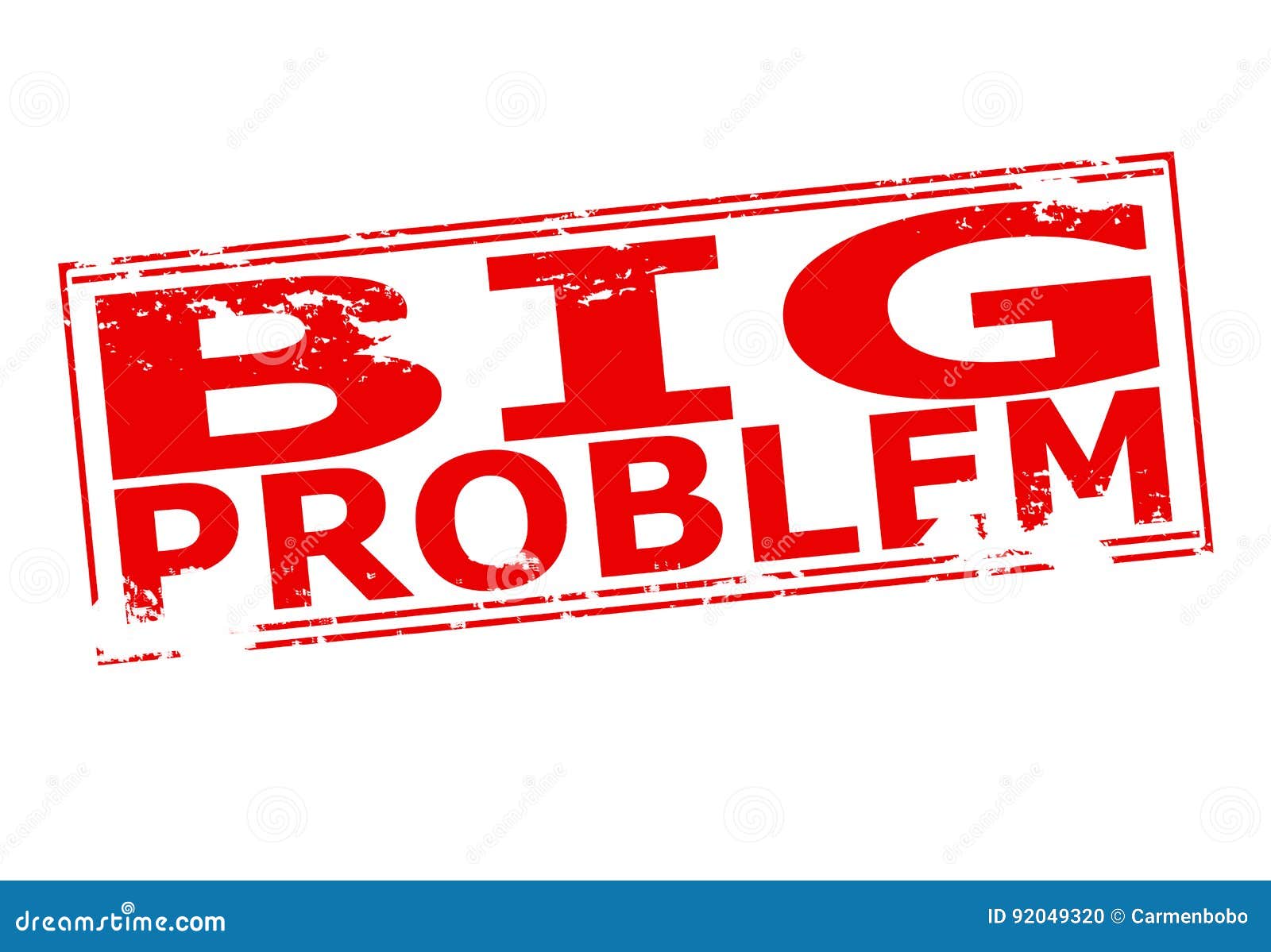 Big problem stock illustration. Illustration of case - 92049320