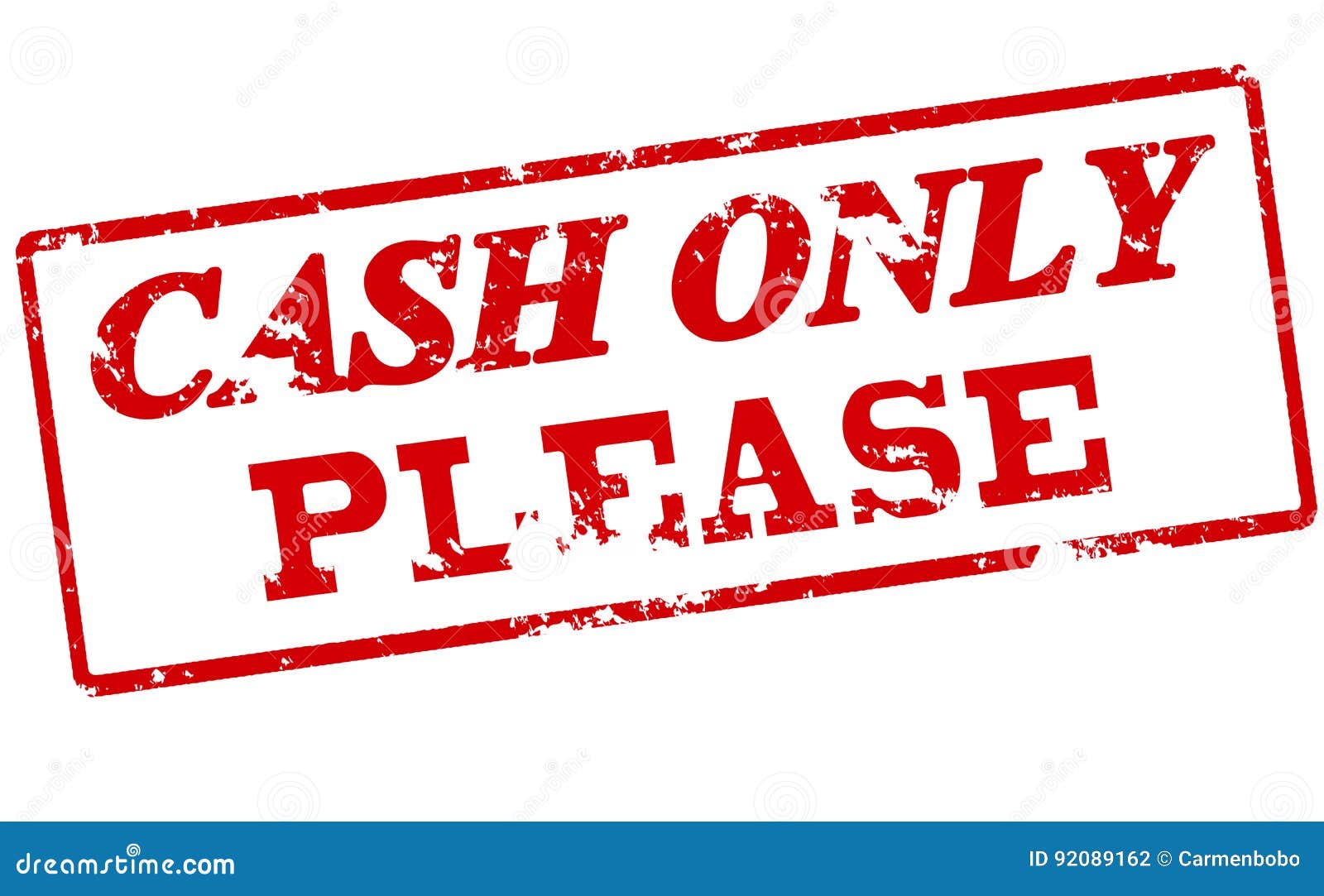 Cash only please stock illustration. Illustration of miscellaneous ...