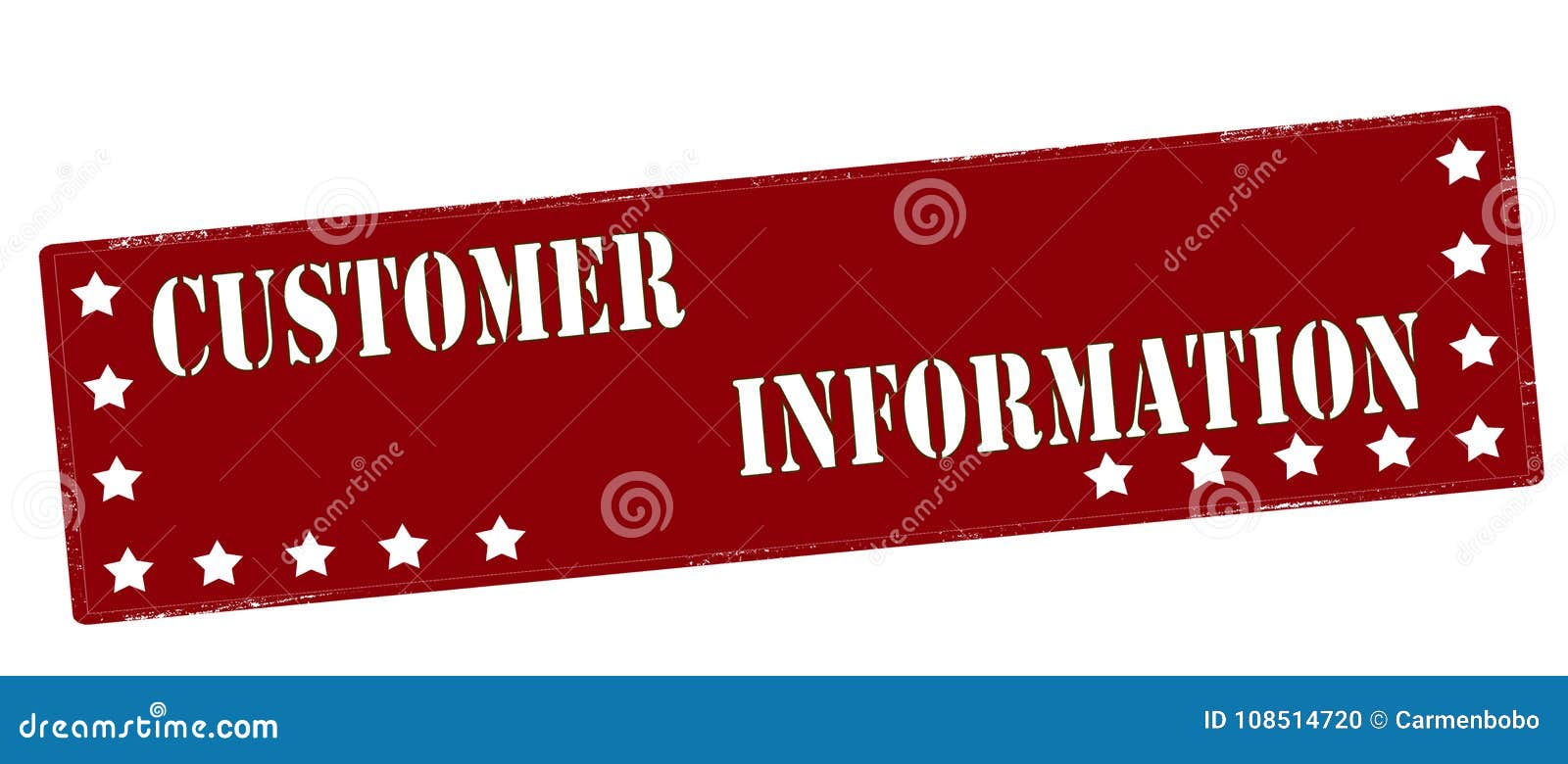 Customer information stock illustration. Illustration of informing ...