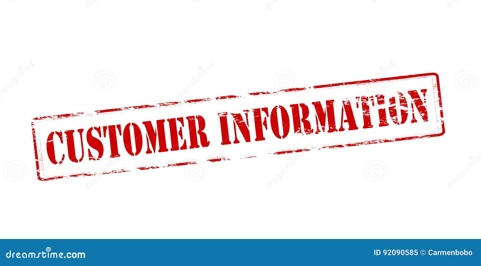 Customer information stock illustration. Illustration of concept - 92090585