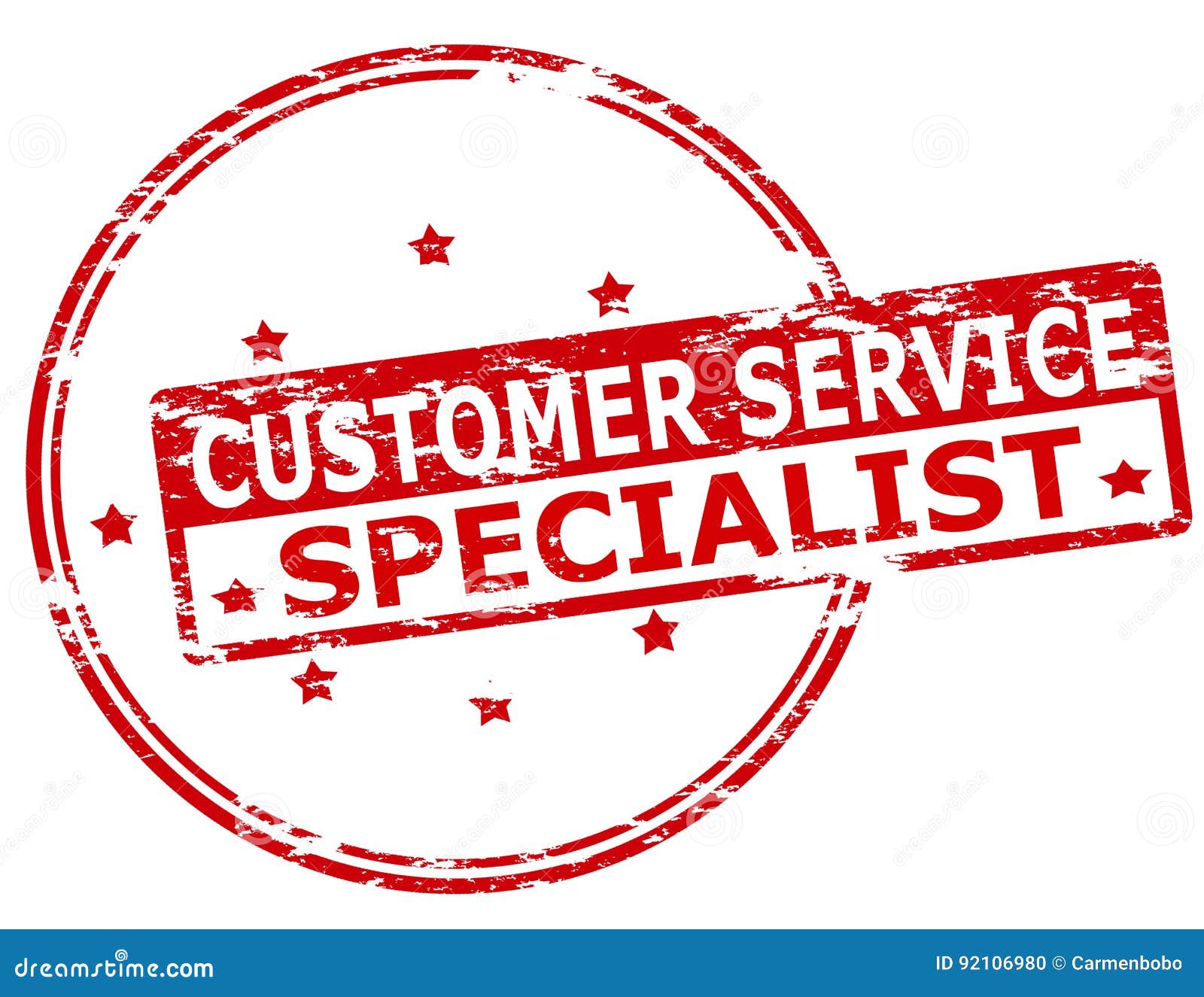 Customer Service Specialist Stock Illustration - Illustration of ...