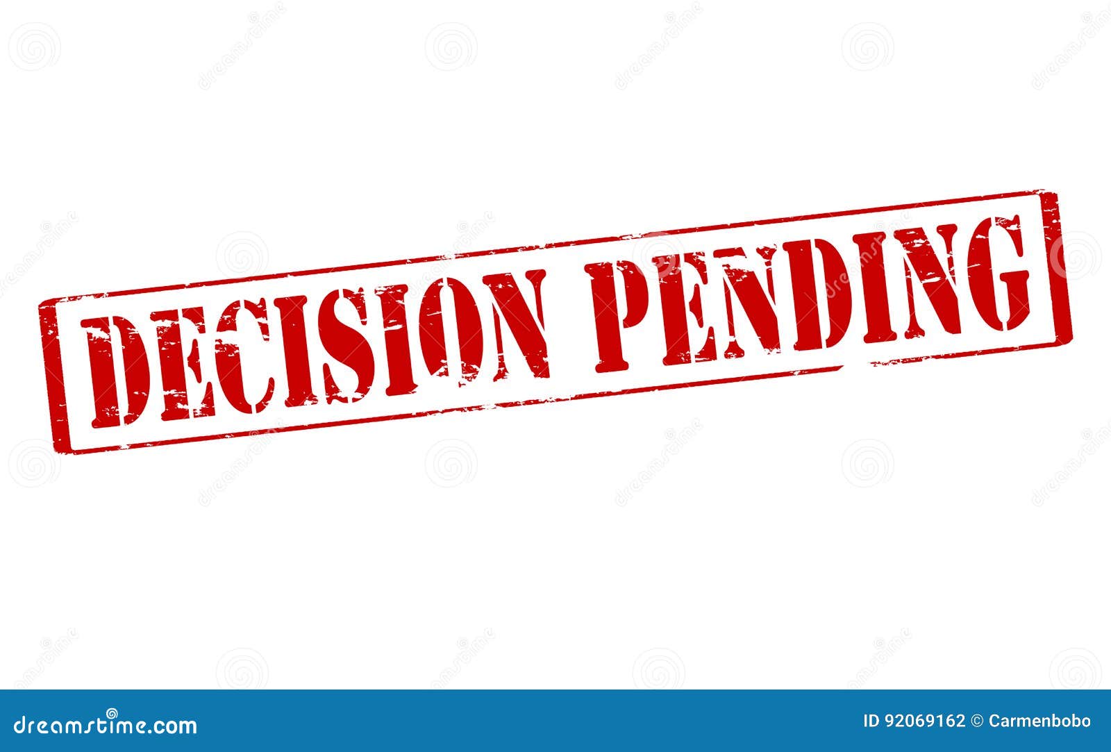 Decision pending stock illustration. Illustration of determination ...