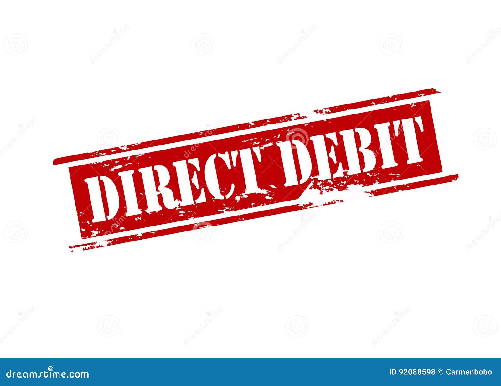 Direct debit stock illustration. Illustration of flow - 92088598