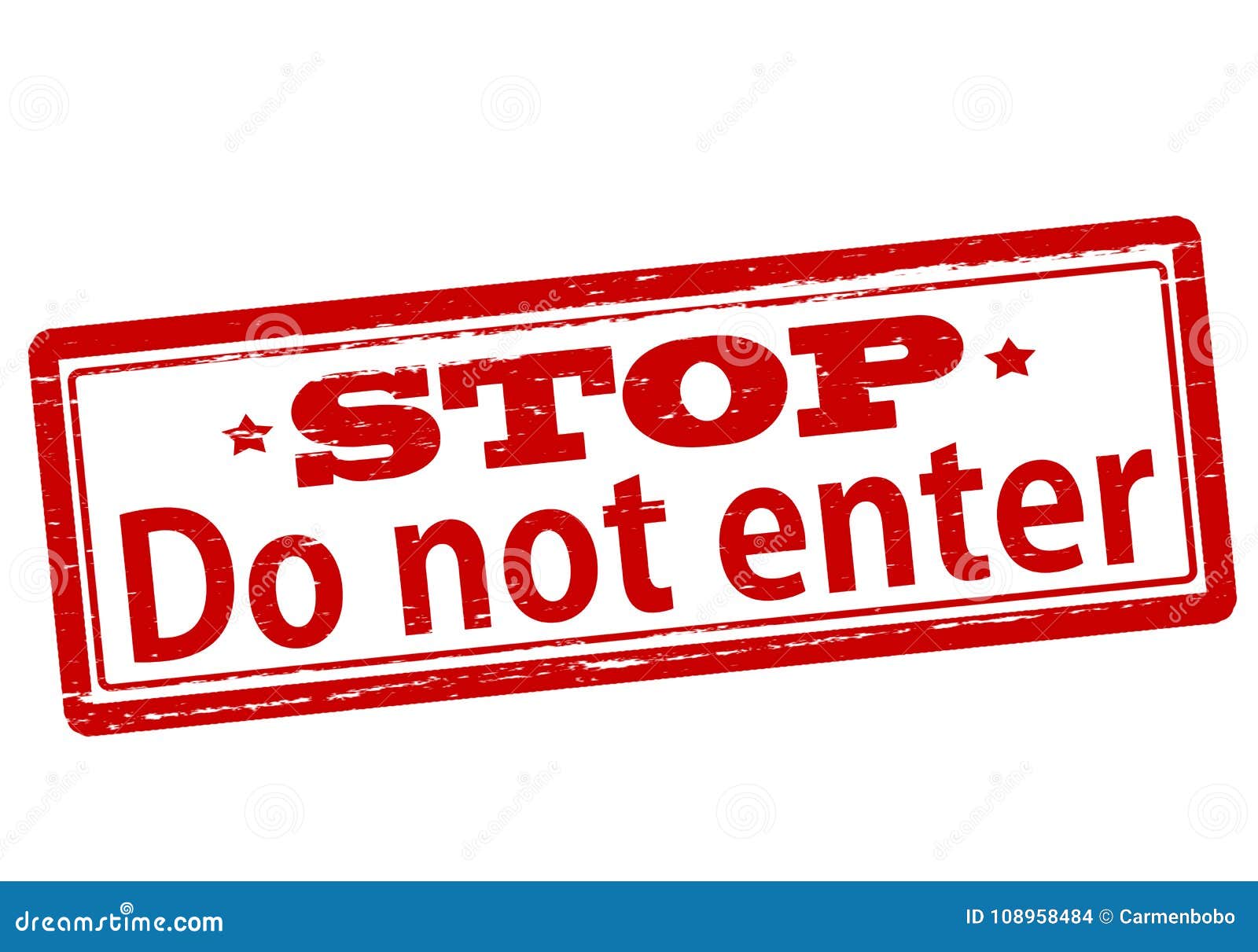 Do not enter stock illustration. Illustration of rectangular - 108958484
