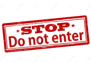 Do not enter stock illustration. Illustration of rectangular - 108958484