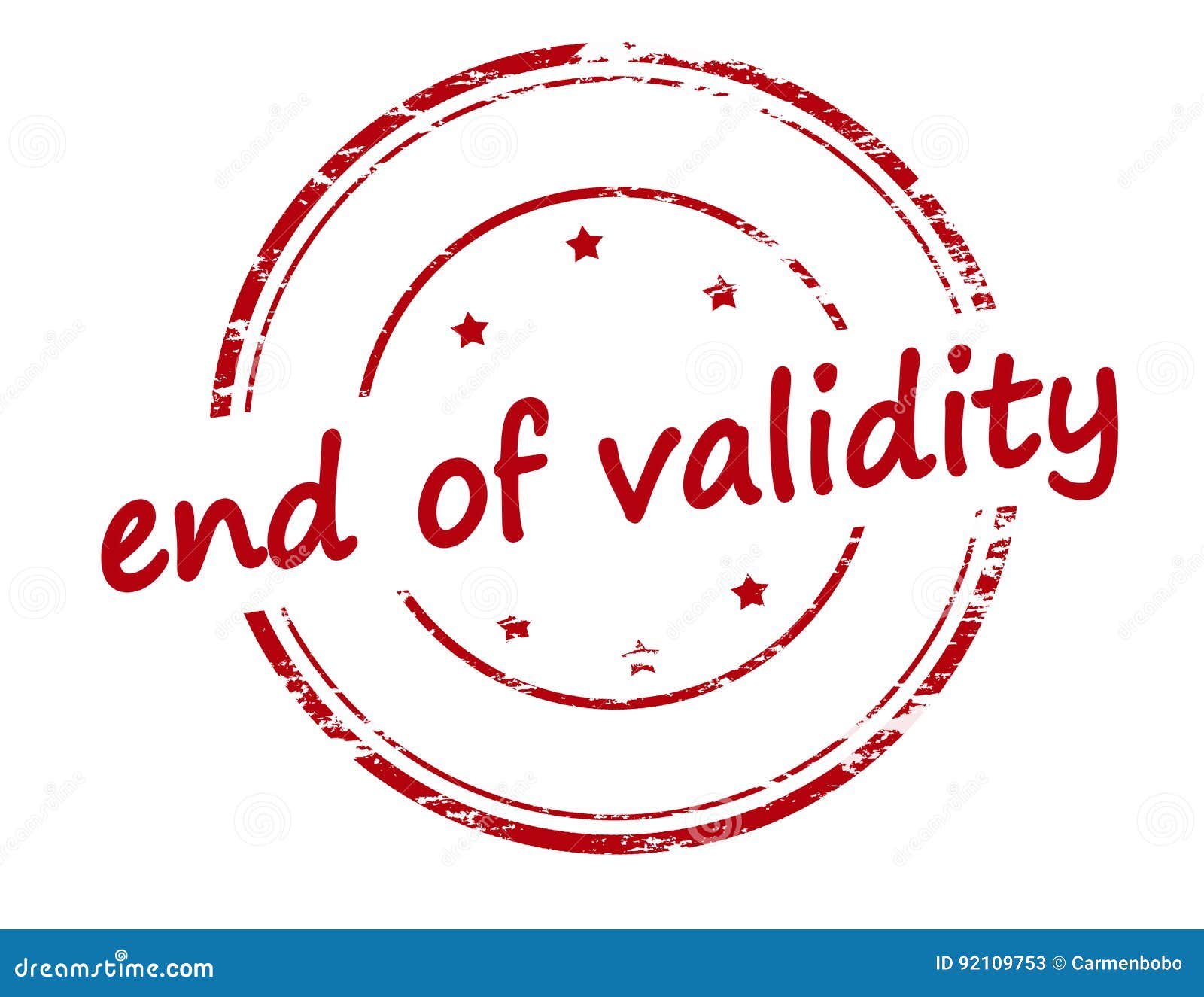 End of validity stock illustration. Illustration of grunge - 92109753