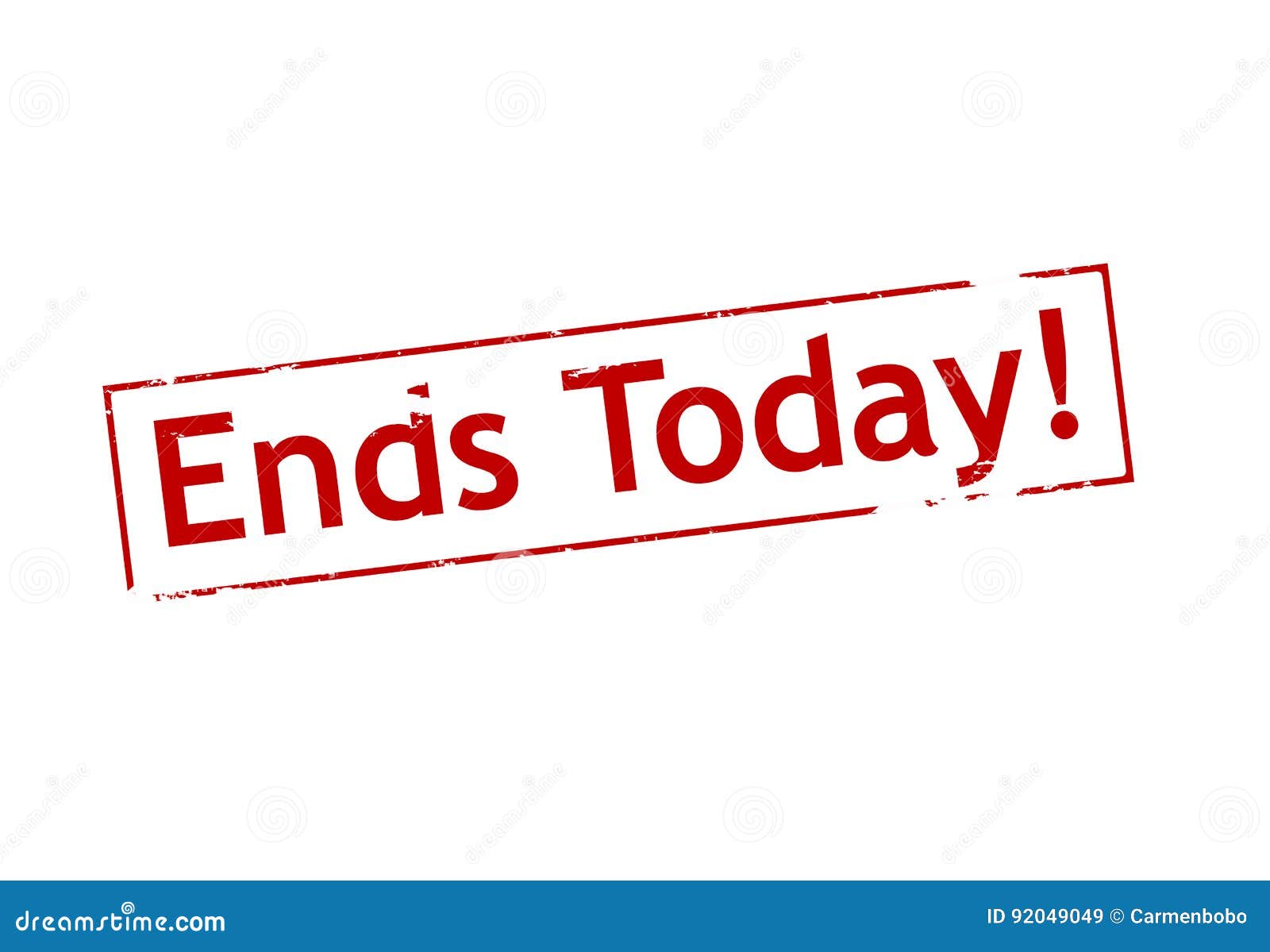 Ends today stock illustration. Illustration of miscellaneous - 92049049
