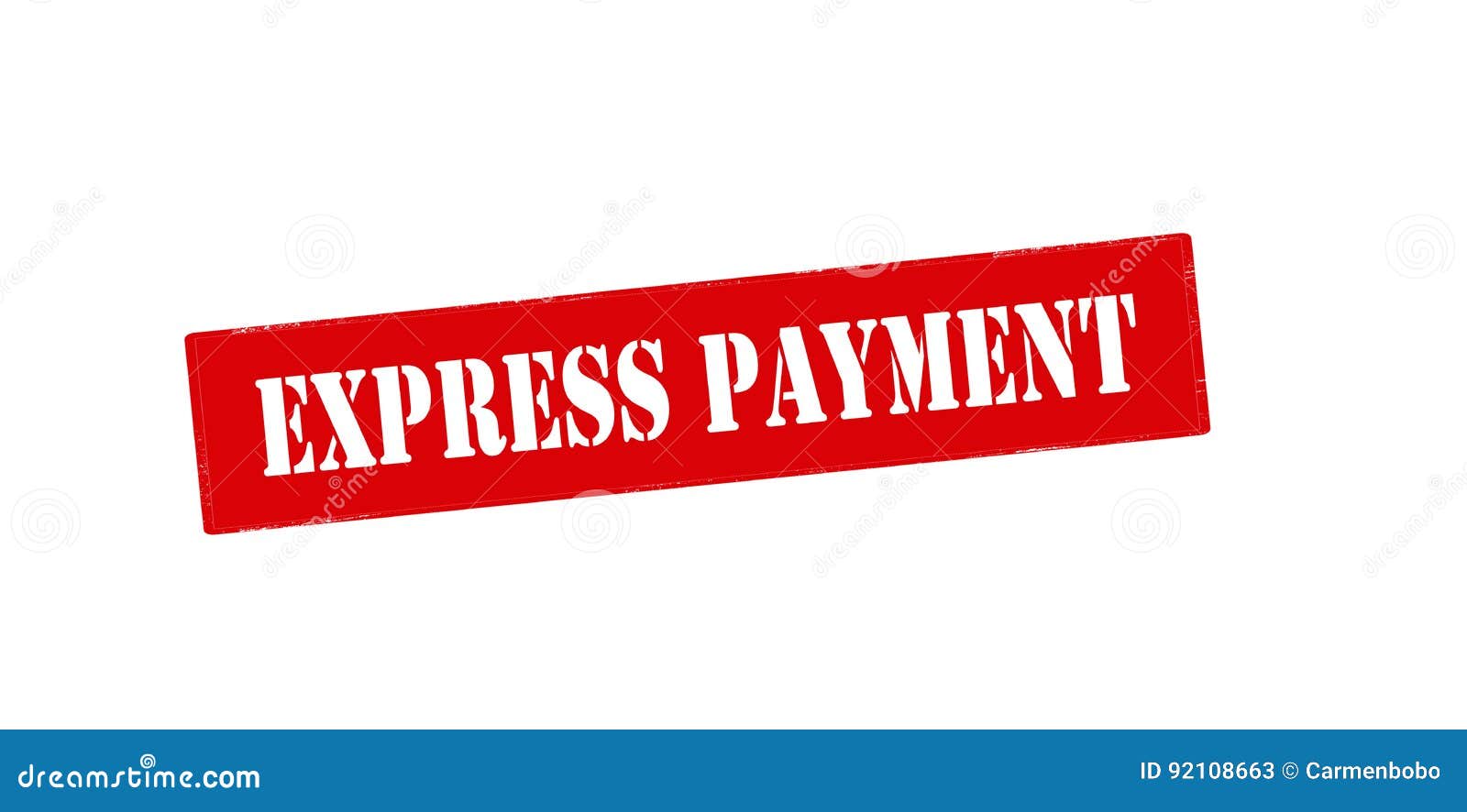 Express payment stock illustration. Illustration of post - 92108663