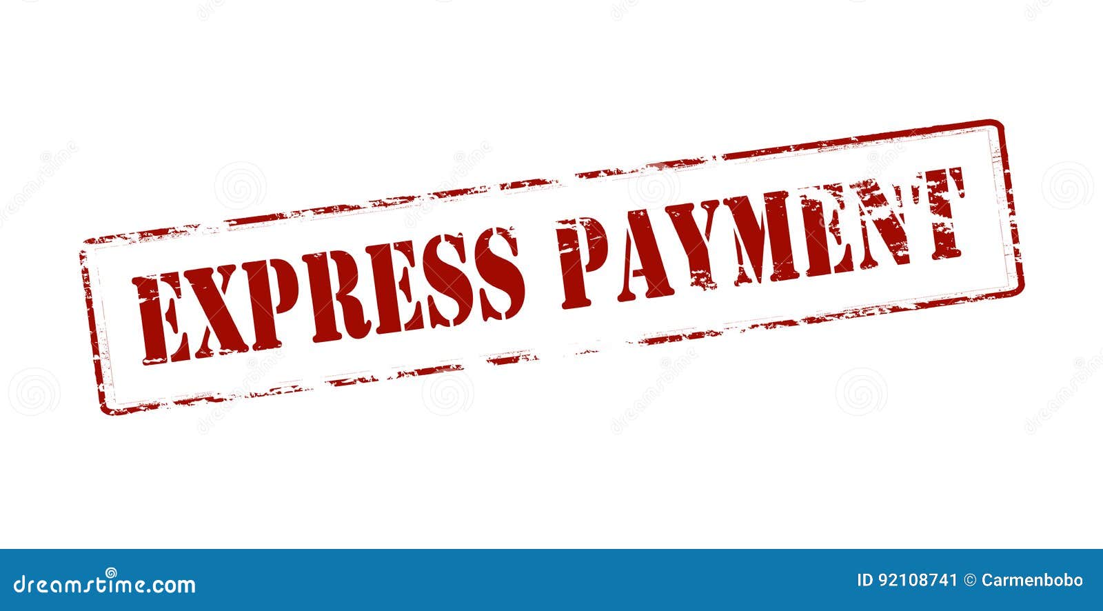Express payment stock illustration. Illustration of formal - 92108741