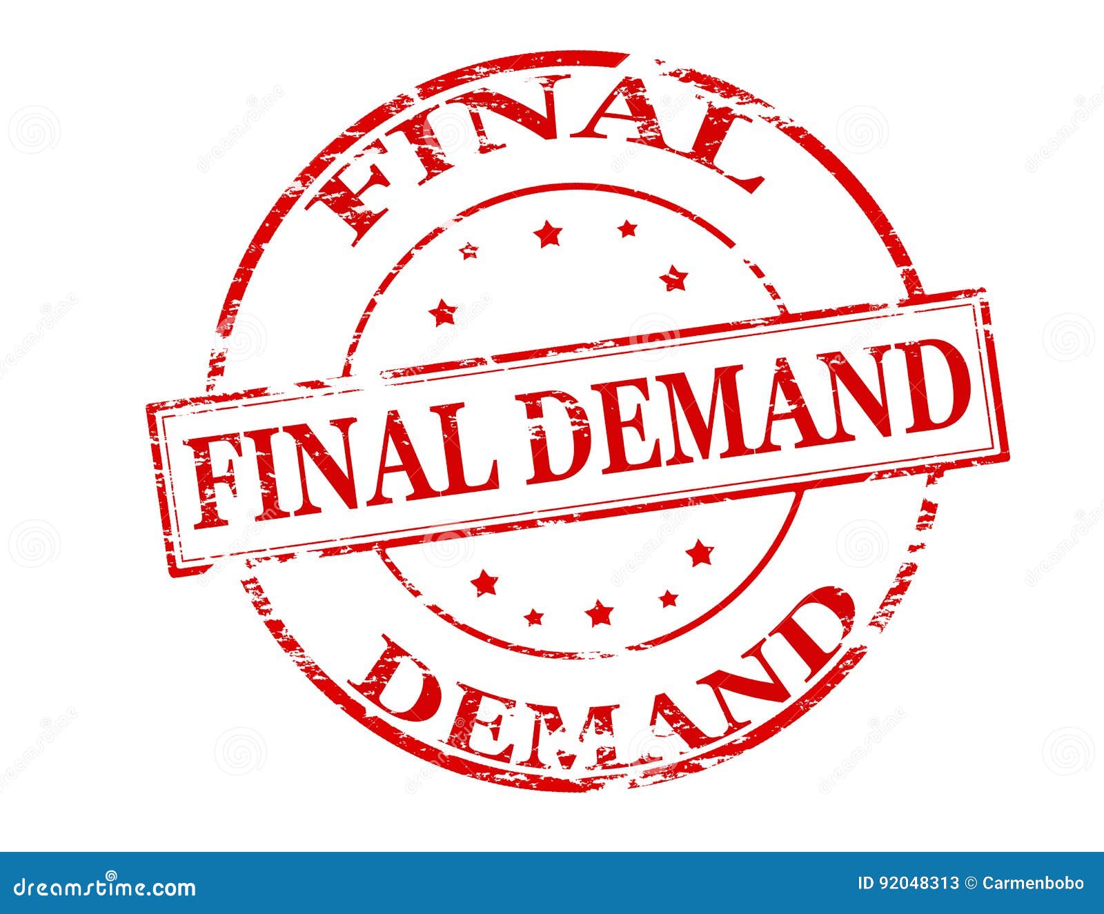 Final Demand Rubber Stamp Vector Illustration | CartoonDealer.com #82588552