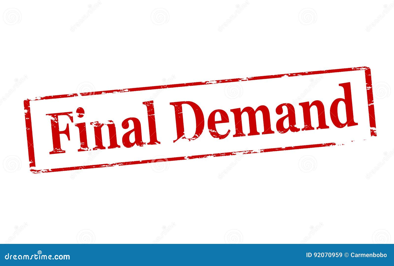 Final demand stock illustration. Illustration of ultimate - 92070959