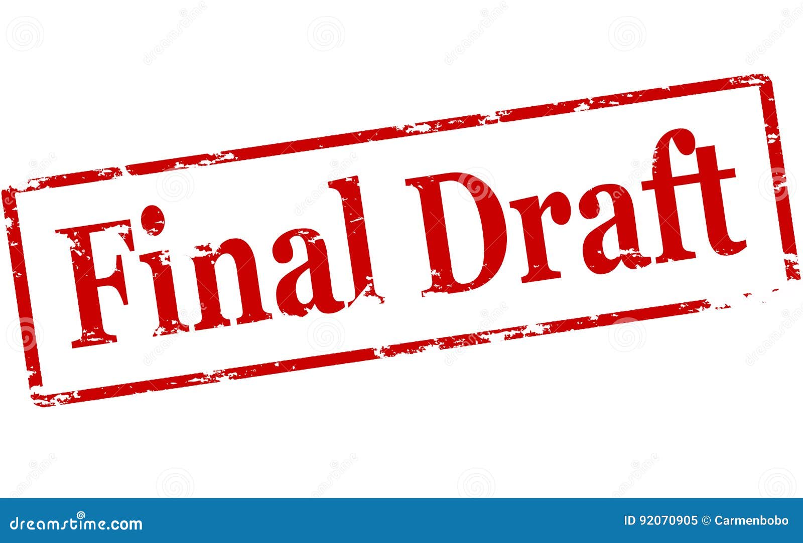 Final draft stock illustration. Illustration of designing - 92070905