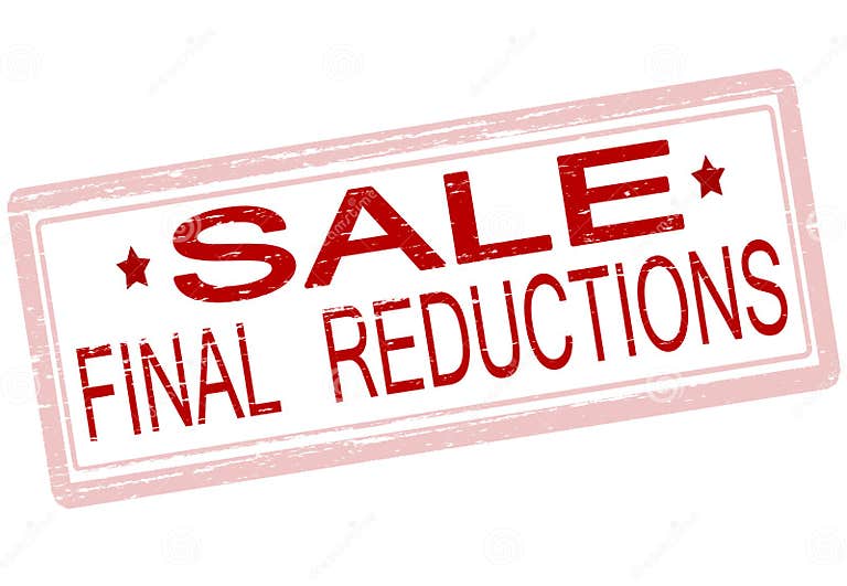 Final reduction stock illustration. Illustration of final - 108958423