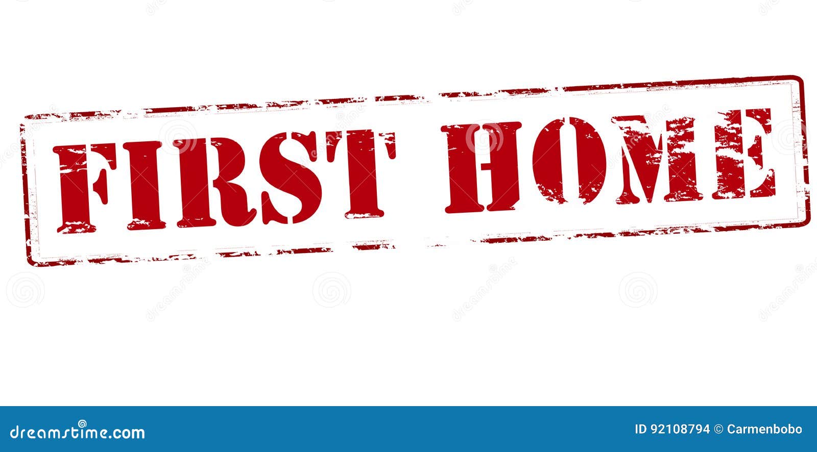 Our First Home, Vector. Wording Design Is Shape Of A House, Lettering ...