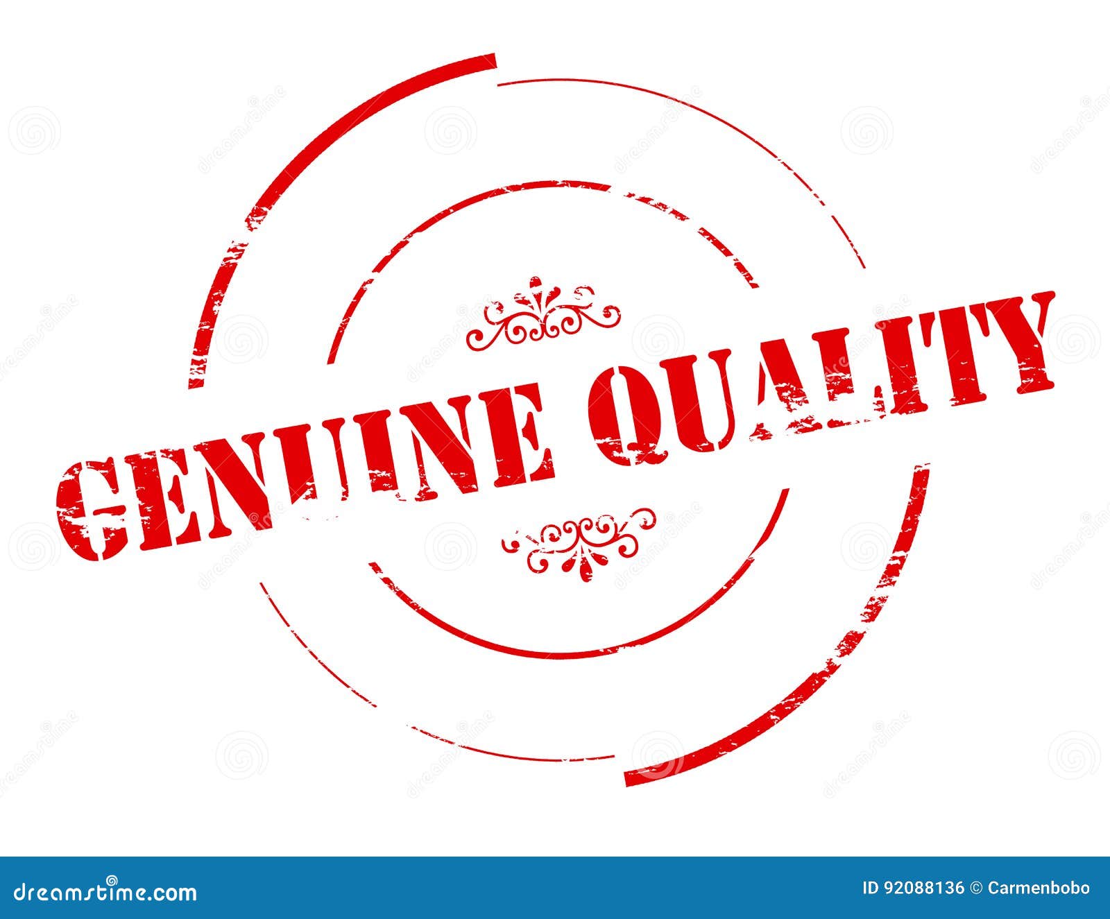 Genuine quality stock illustration. Illustration of certified - 92088136