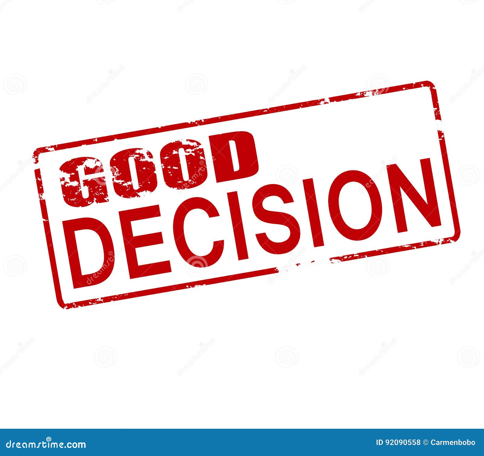 Good decision stock illustration. Illustration of concept - 92090558