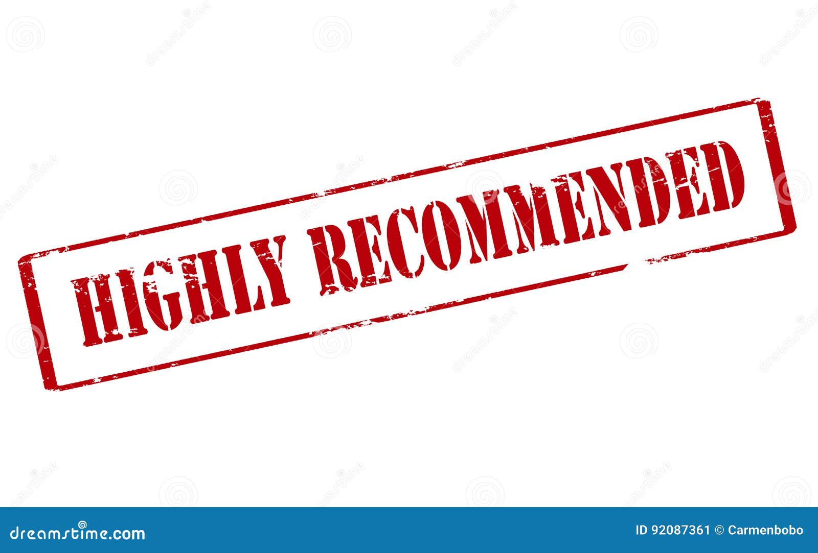 Highly recommended stock illustration. Illustration of miscellaneous ...