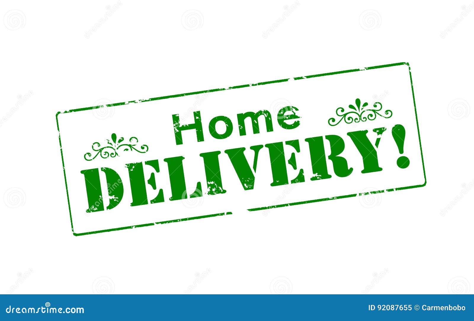 Home delivery stock illustration. Illustration of house - 92087655