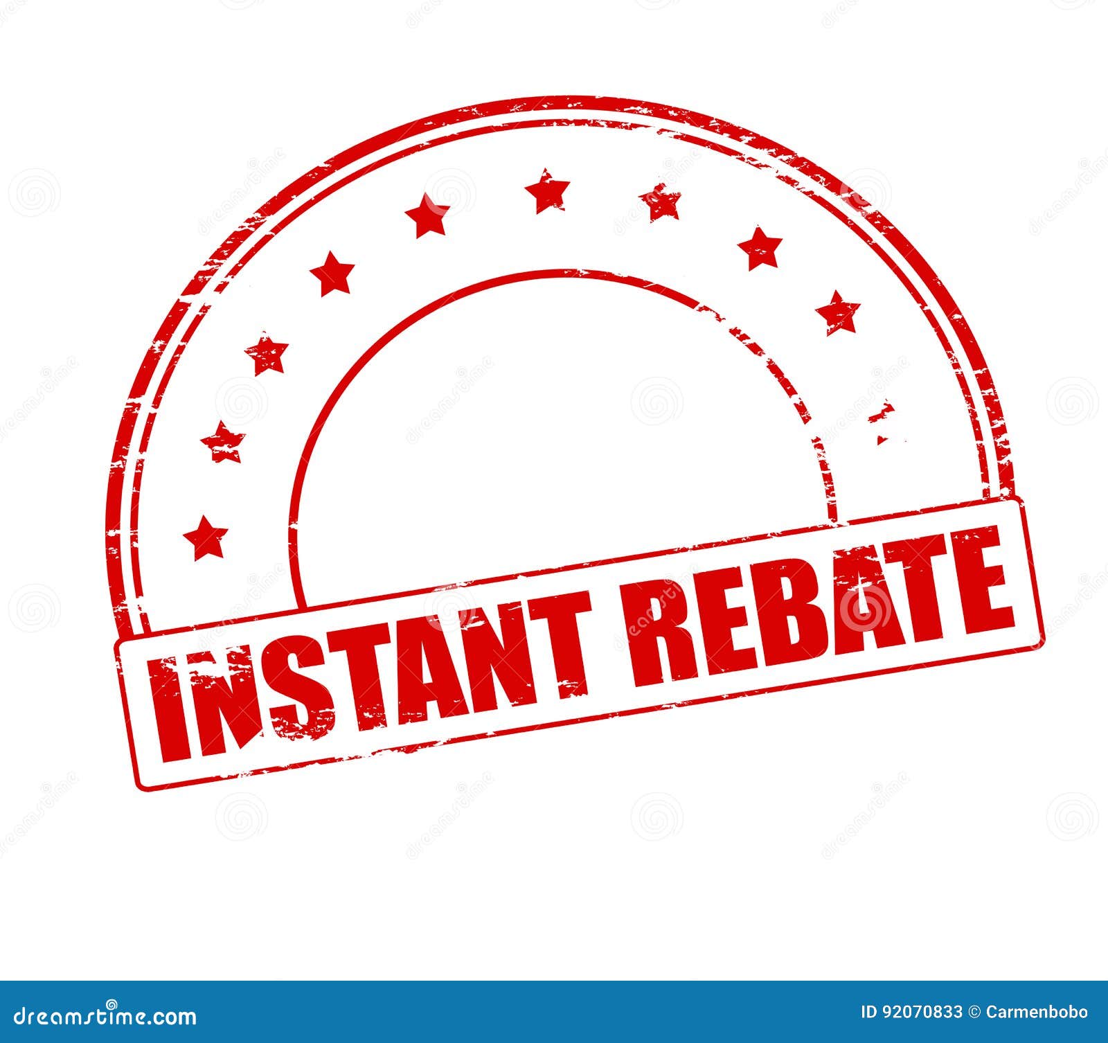 Instant rebate stock illustration. Illustration of jiffy - 92070833
