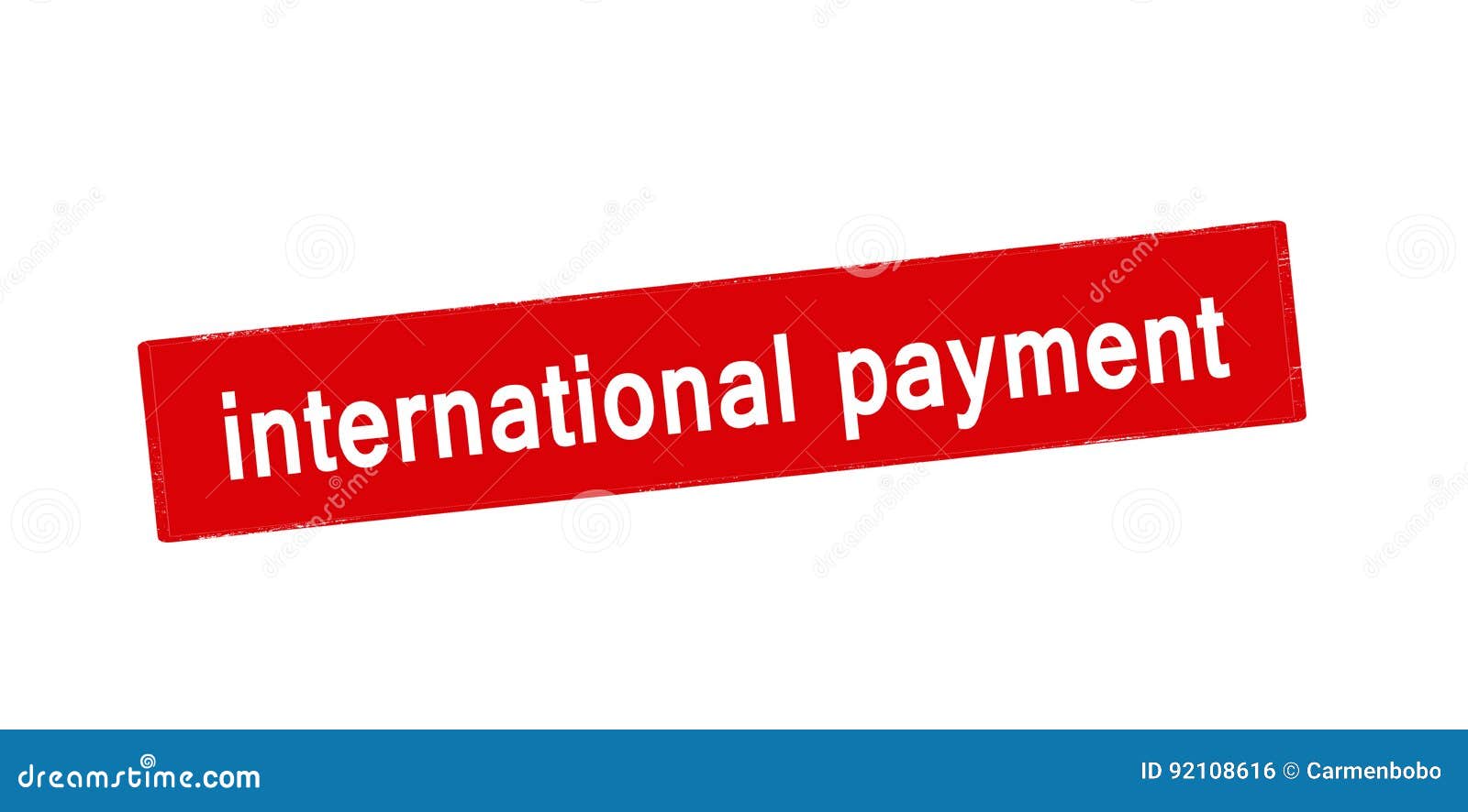 International payment stock illustration. Illustration of rectangular ...