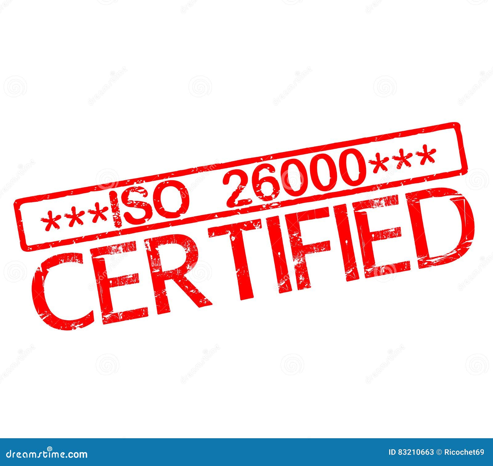 ISO 26000 Stamp. Vector. ISO 26000 Badge Icon. Certified Badge Logo ...