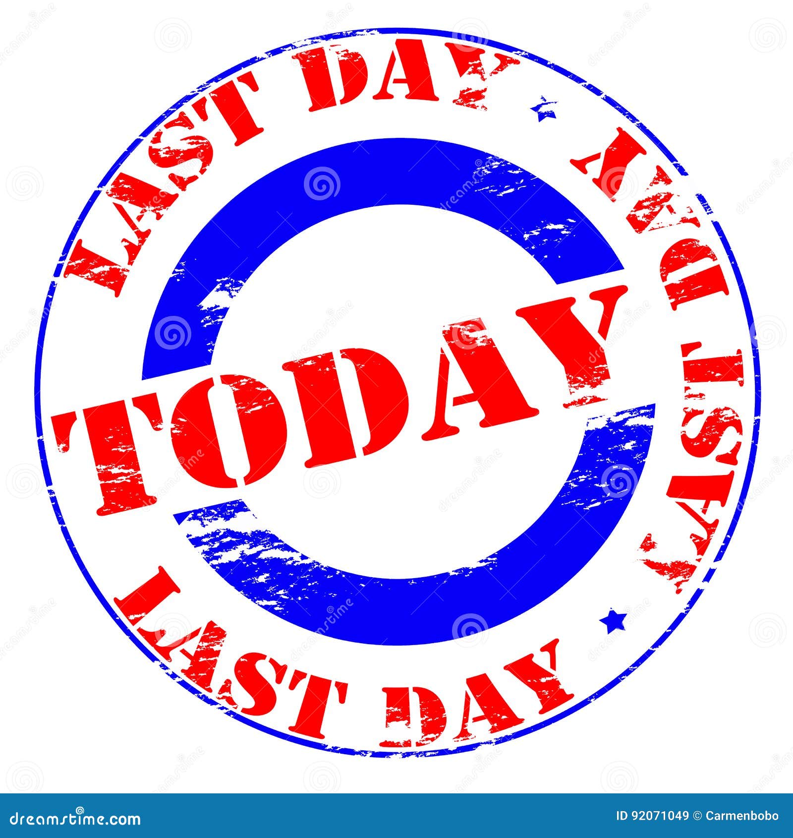 Last day today stock illustration. Illustration of final - 92071049