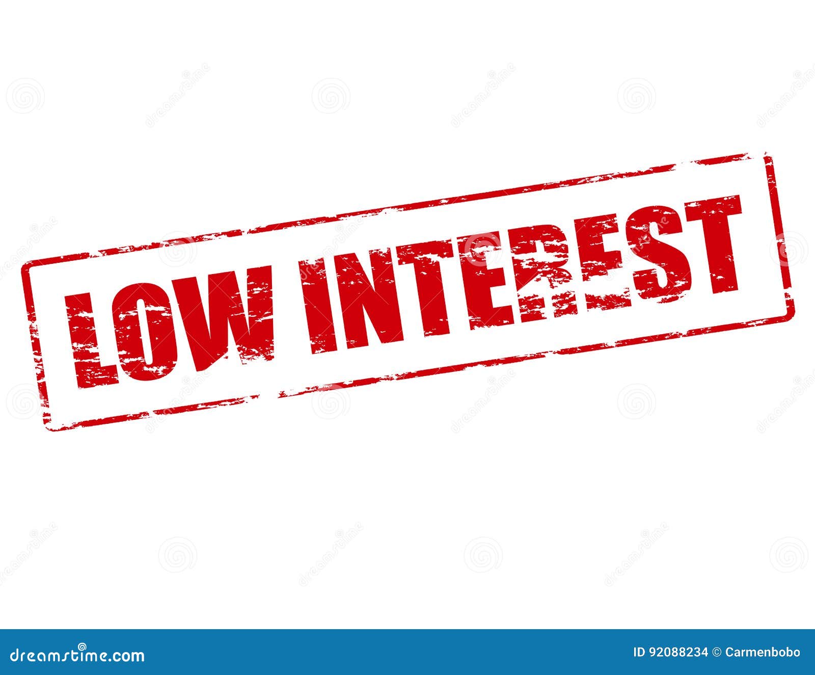 Low interest stock illustration. Illustration of benefit - 92088234