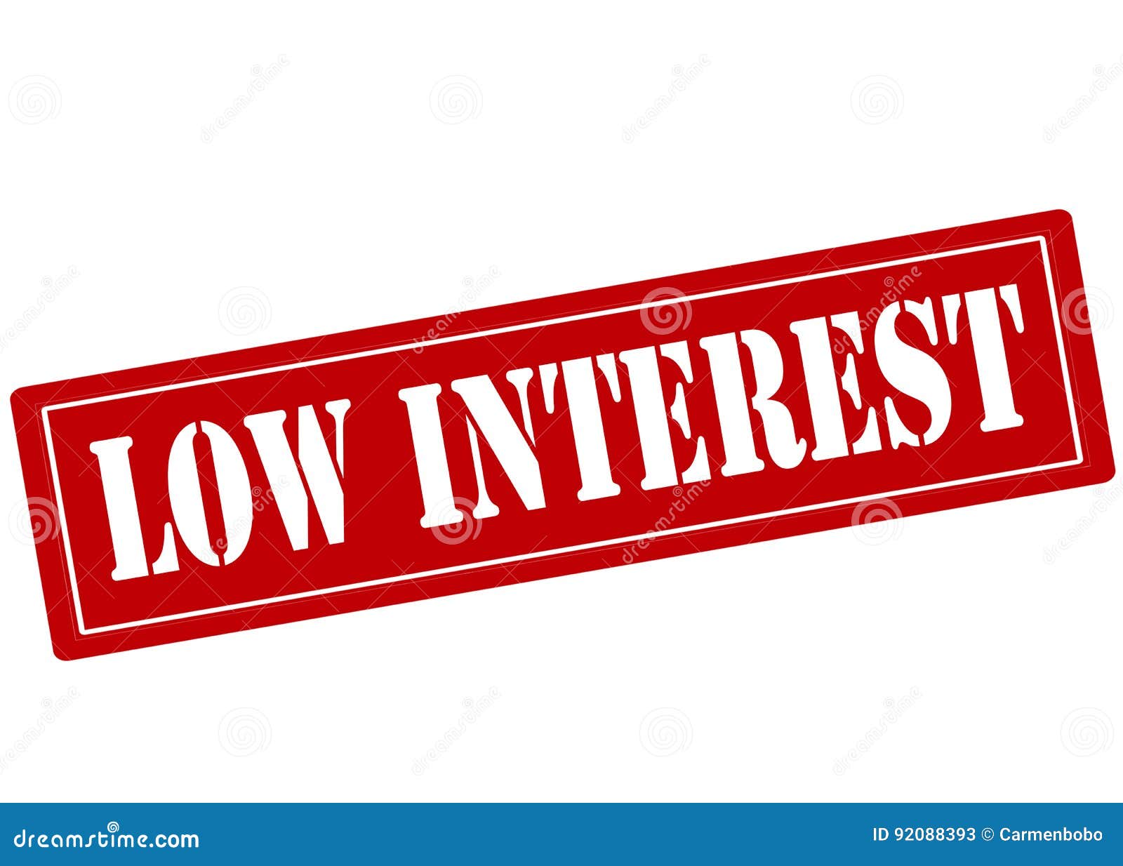 Low interest stock illustration. Illustration of stake - 92088393