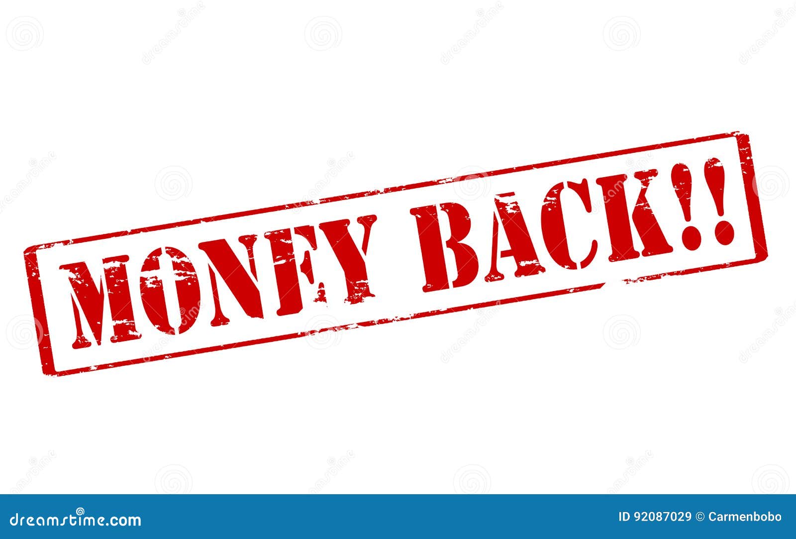 Money back stock illustration. Illustration of means - 92087029