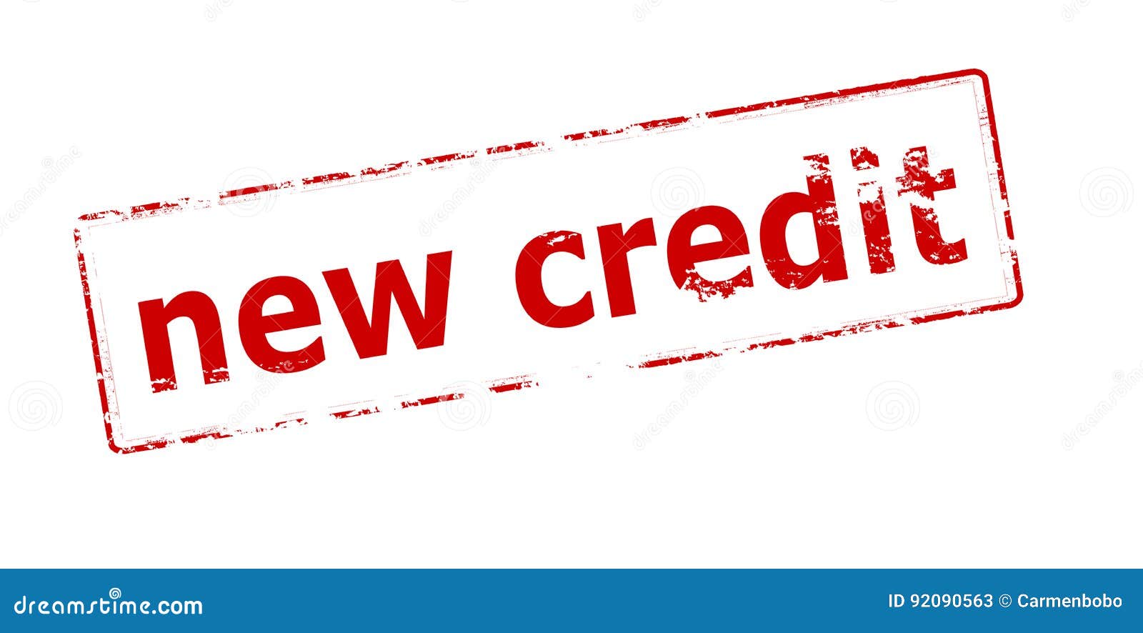 New credit stock illustration. Illustration of accommodation - 92090563