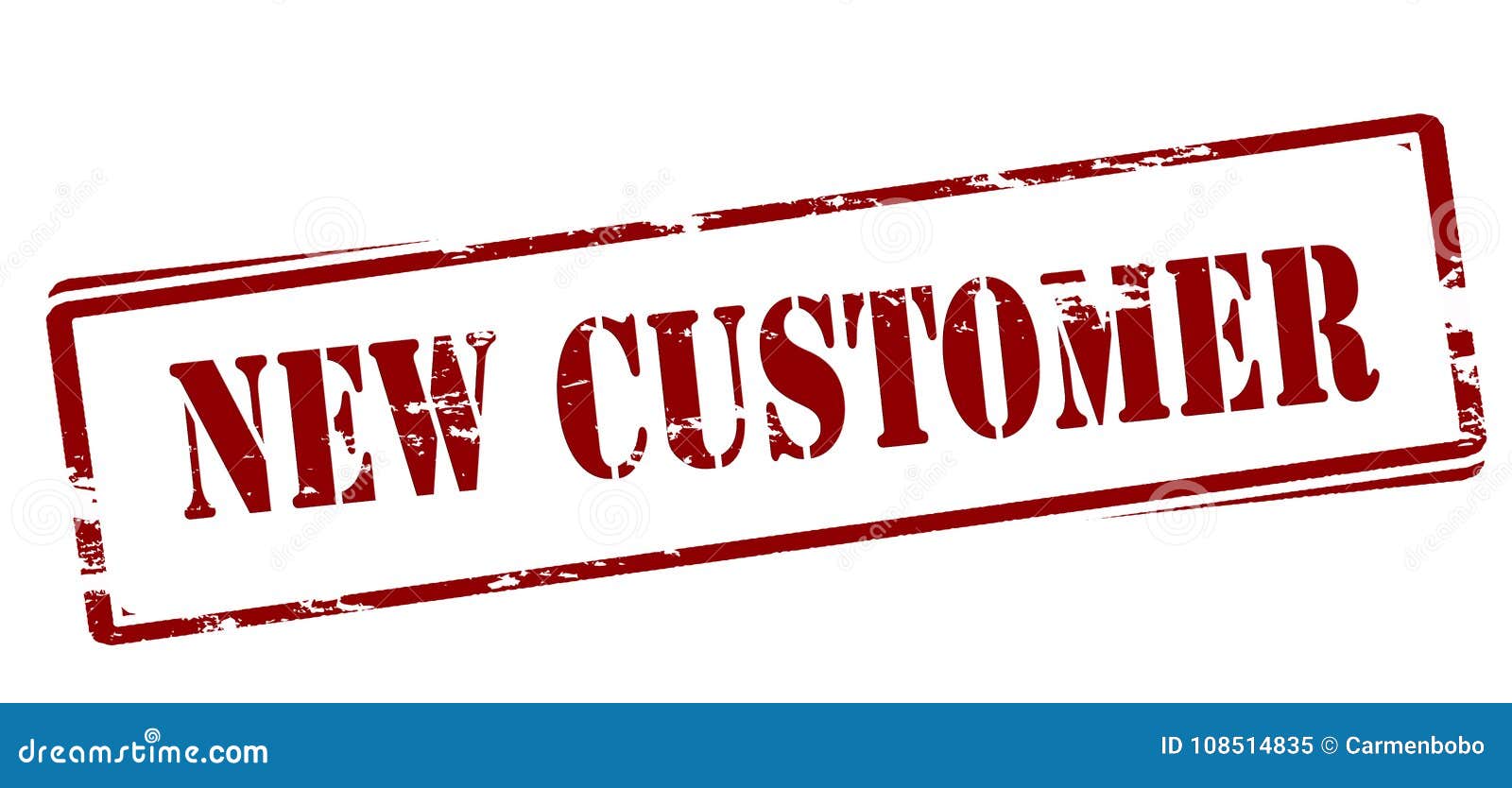 New customer stock illustration. Illustration of sign - 108514835