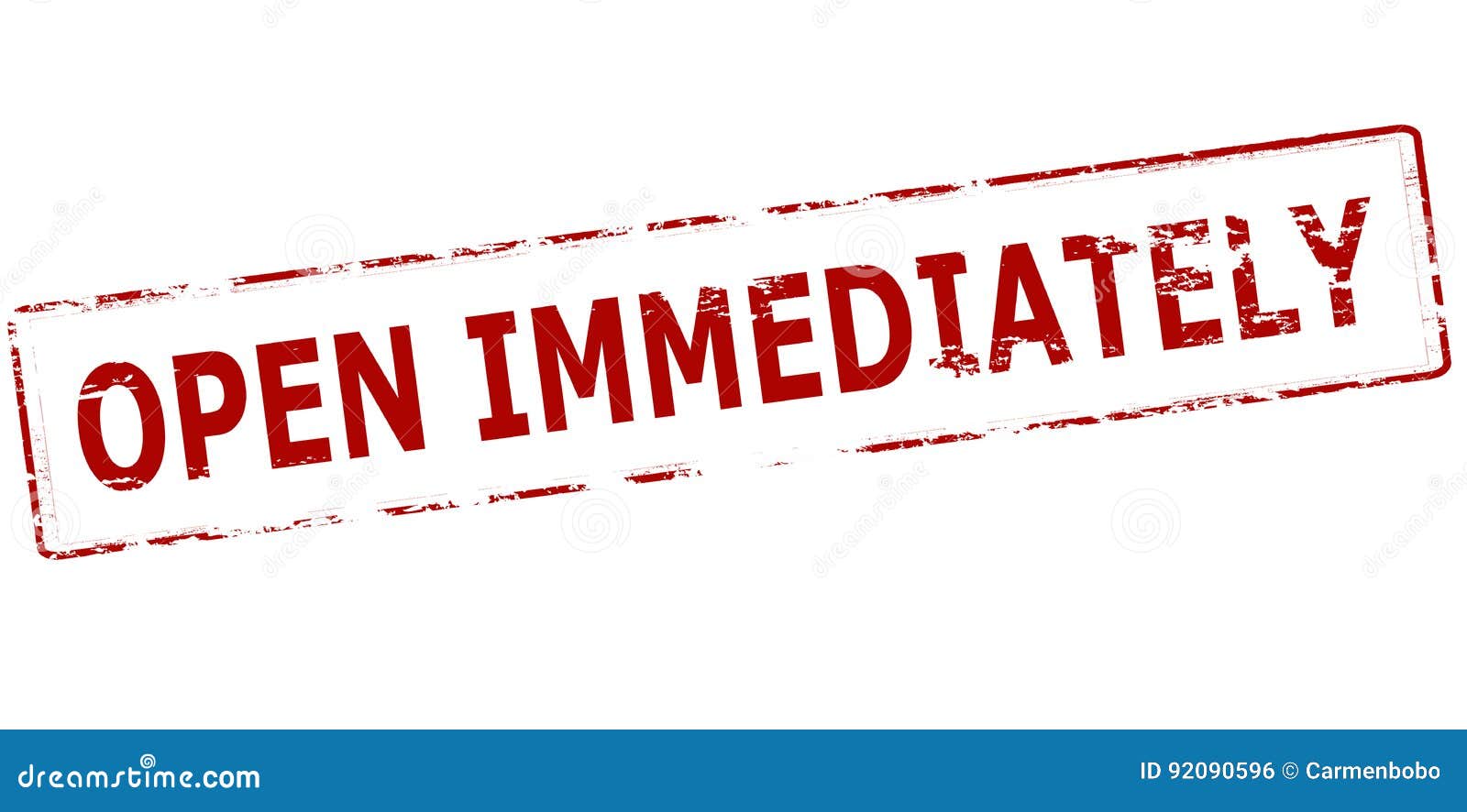 Open immediately stock illustration. Illustration of rubber - 92090596