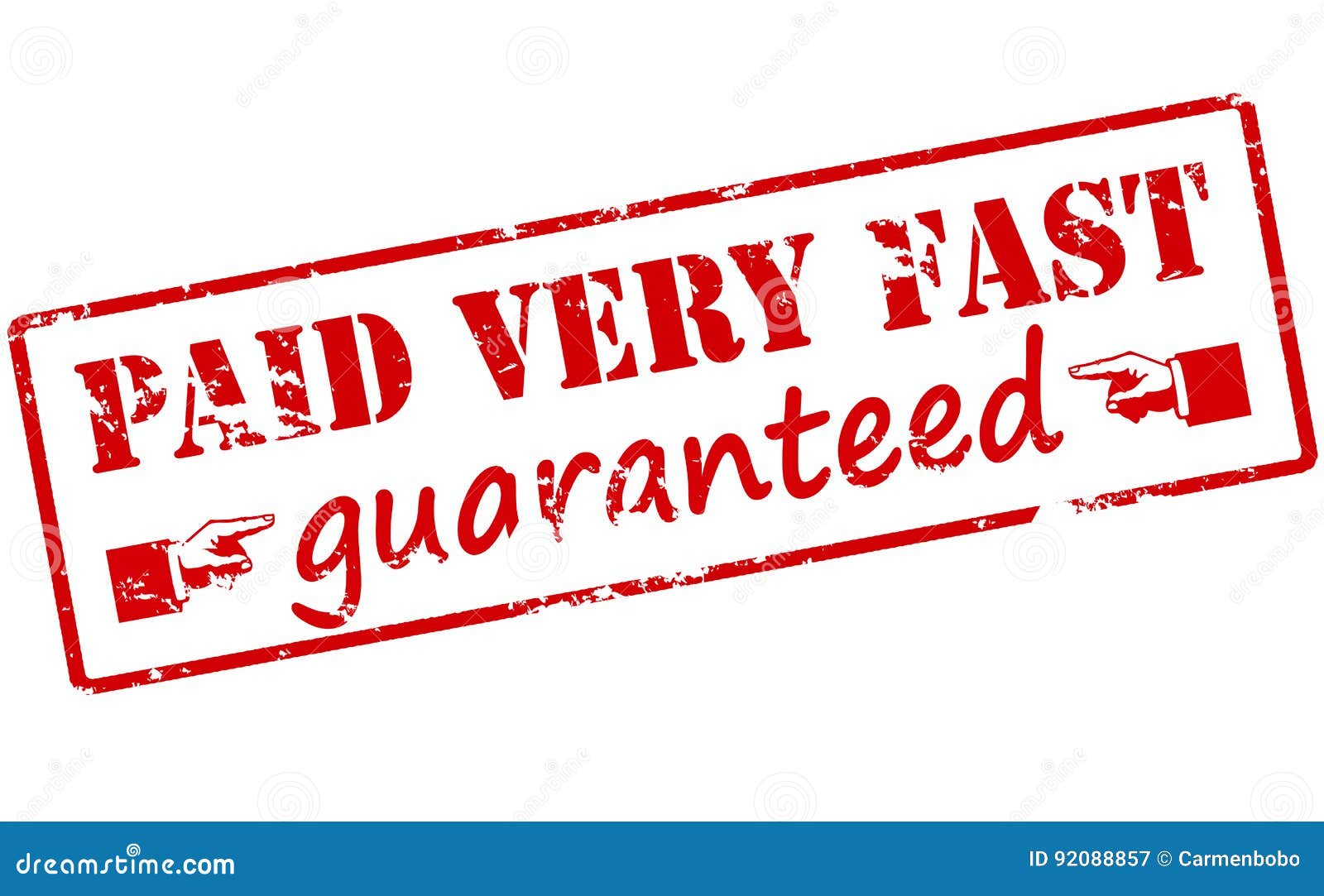 Paid very fast stock illustration. Illustration of sign - 92088857