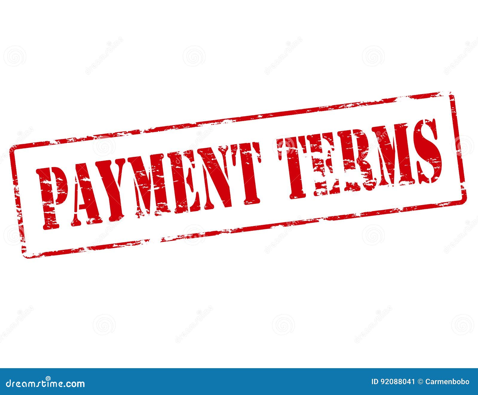 Payment terms stock illustration. Illustration of payment - 92088041