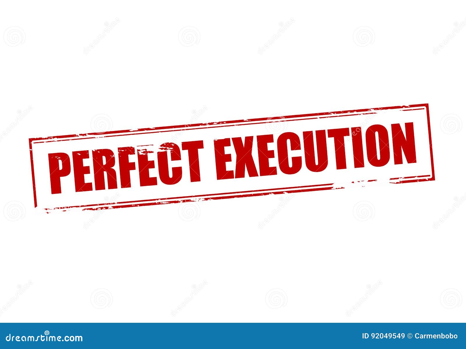Perfect execution stock illustration. Illustration of execution - 92049549