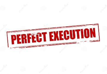 Perfect execution stock illustration. Illustration of execution - 92049549