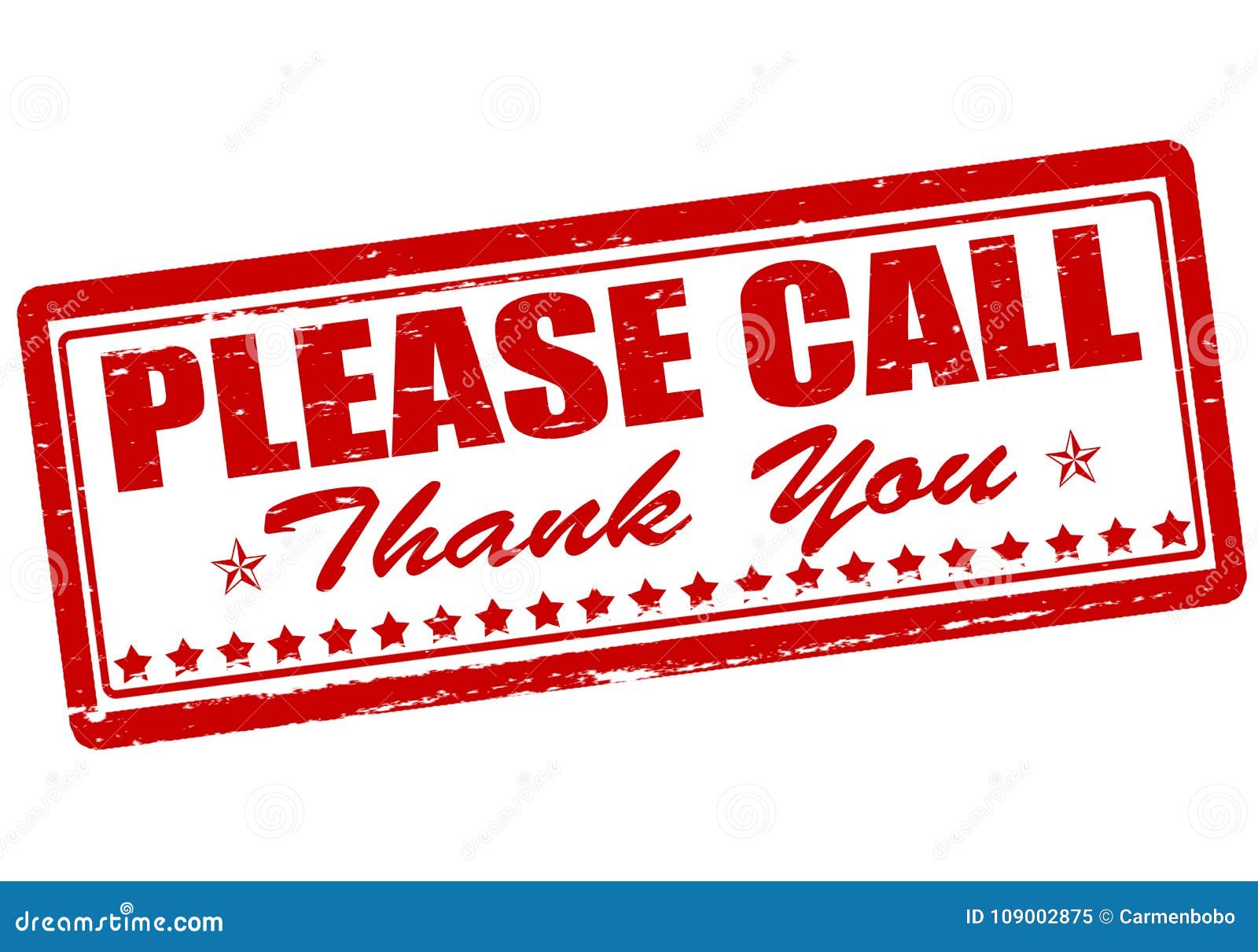 Please call stock illustration. Illustration of stamp - 109002875