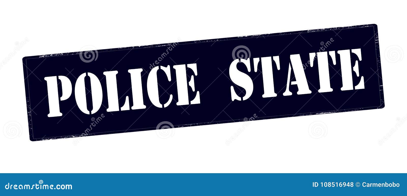 Police state stock illustration. Illustration of rubber - 108516948